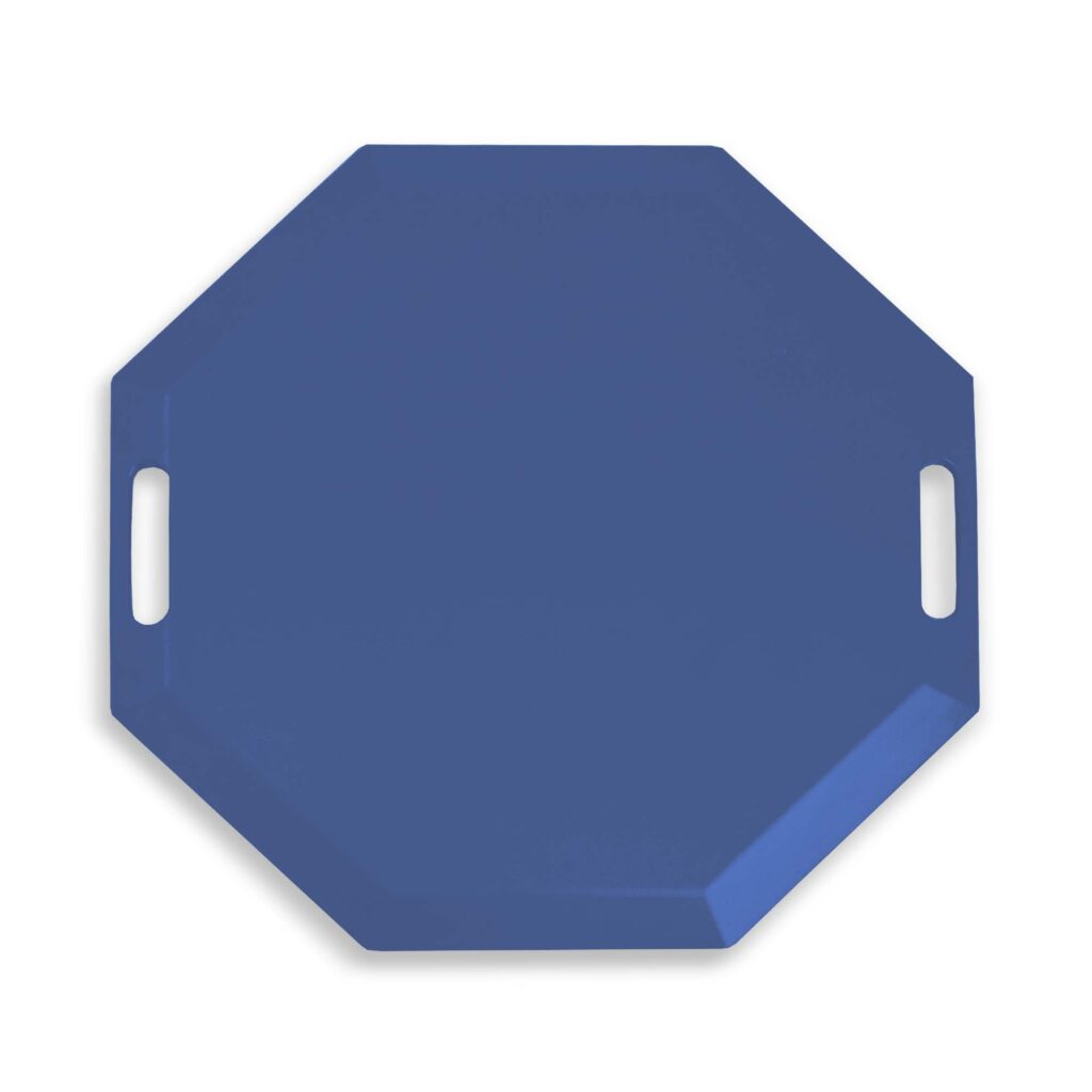 22″ Blue Octagonal Anti-Fatigue mat – SBR – SmartCells Cushioning ...